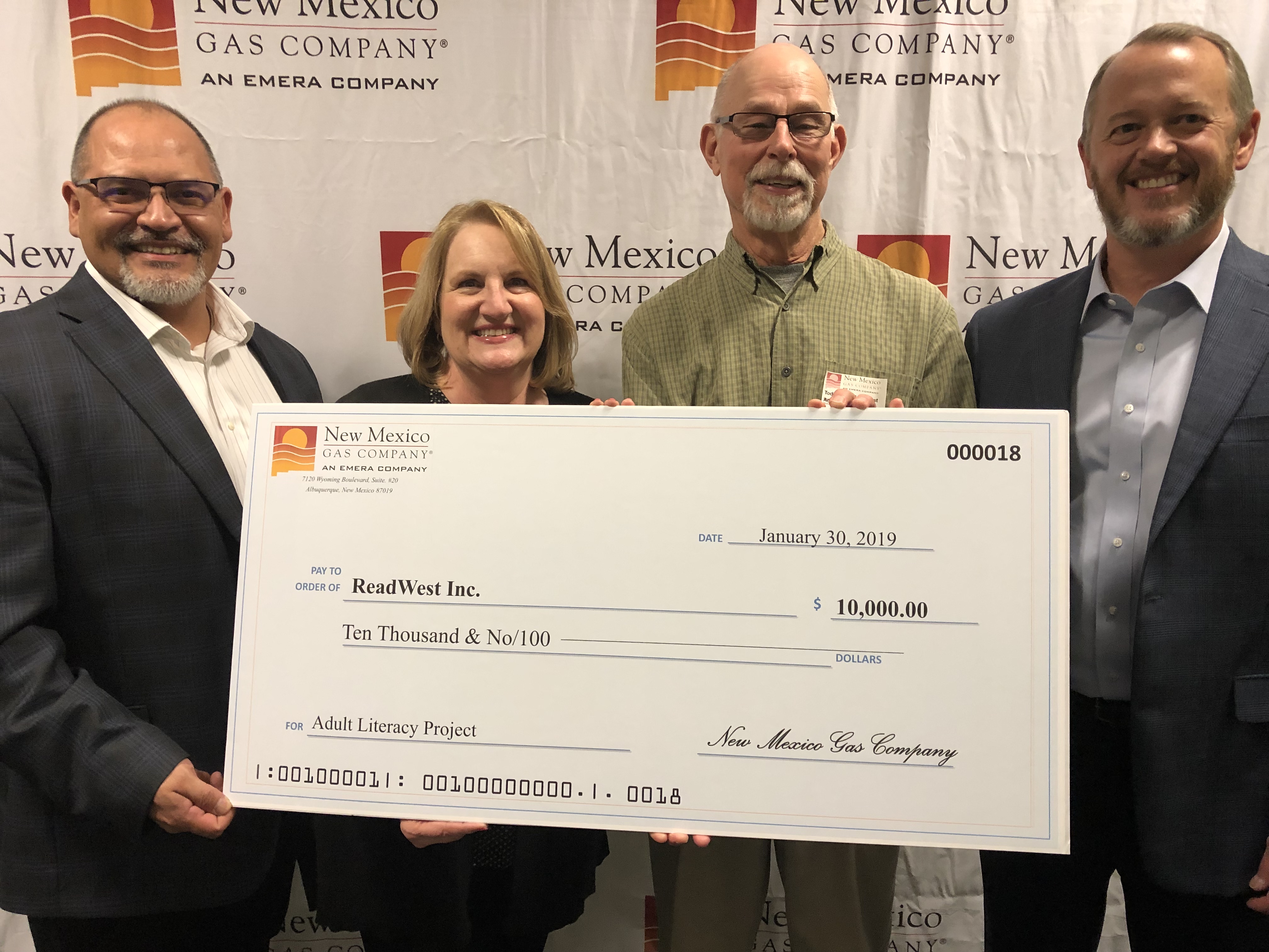ReadWest Receives Grant from NM Gas Company - Read West